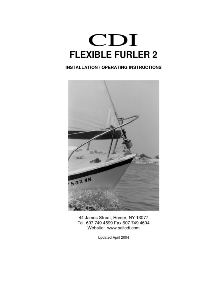 Cdi Roller Furling Manual