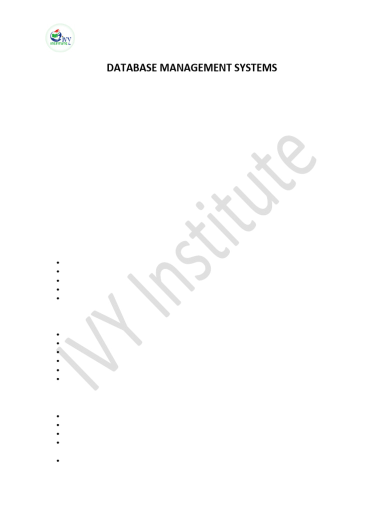 Database | PDF | Databases | Relational Database