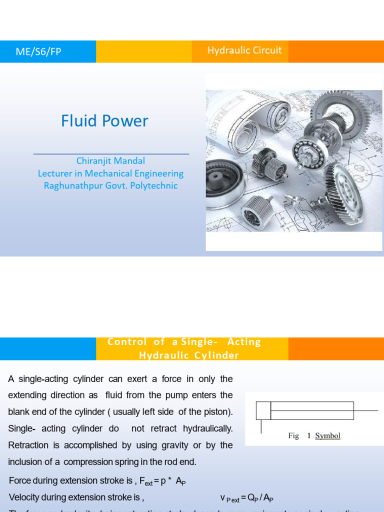 Hydraulic Circuit | PDF | Pump | Valve