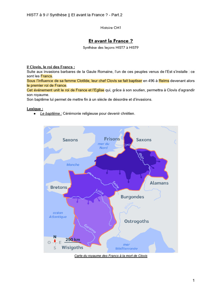 Histoire des Francs : Clovis à Charlemagne | PDF | Franks | Royaume de ...