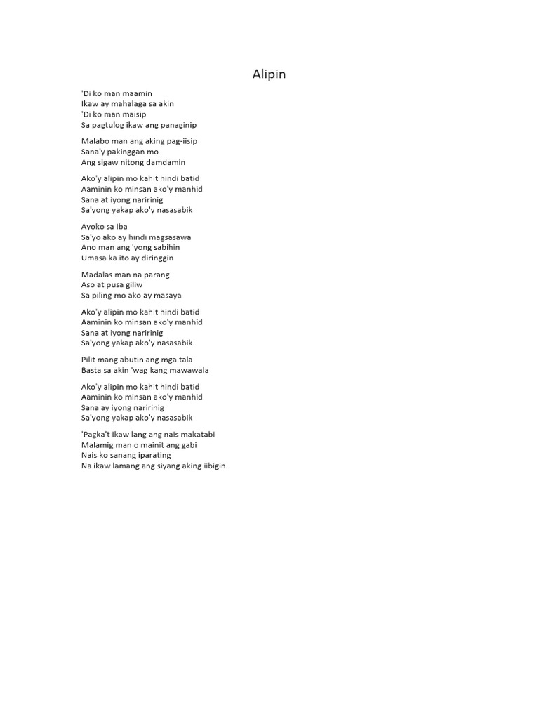 Alipin | PDF