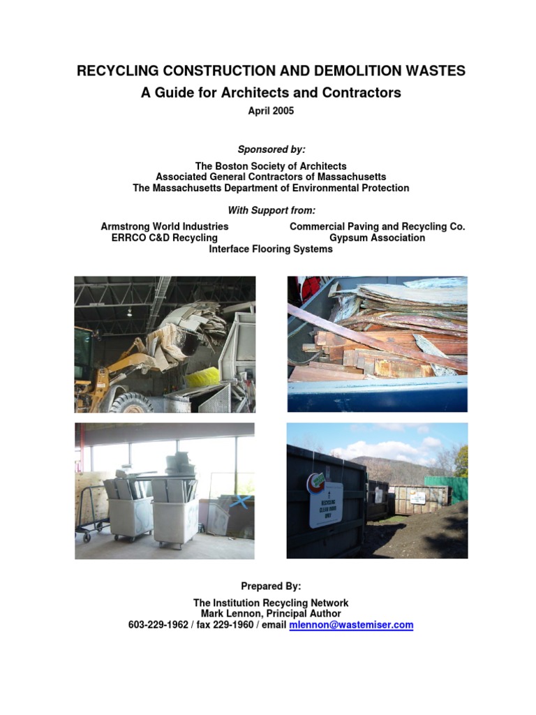 Recycling Construction Waste | PDF