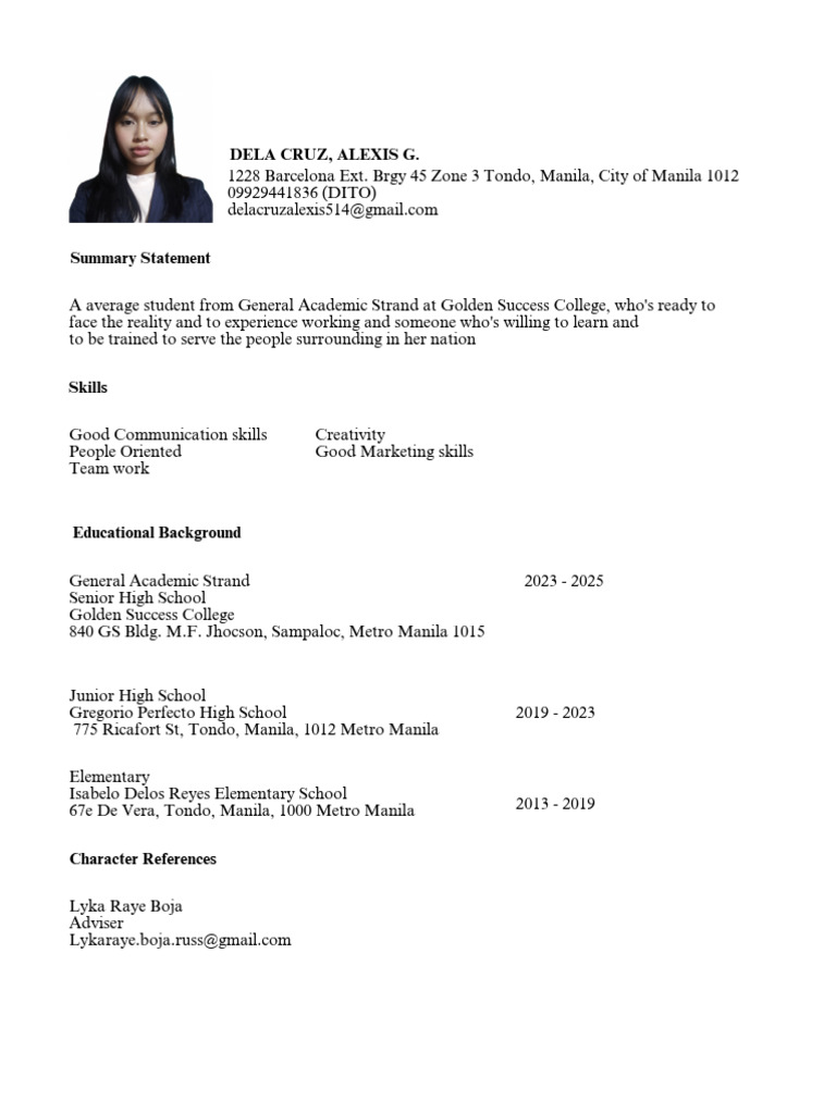 Resume PDF | PDF