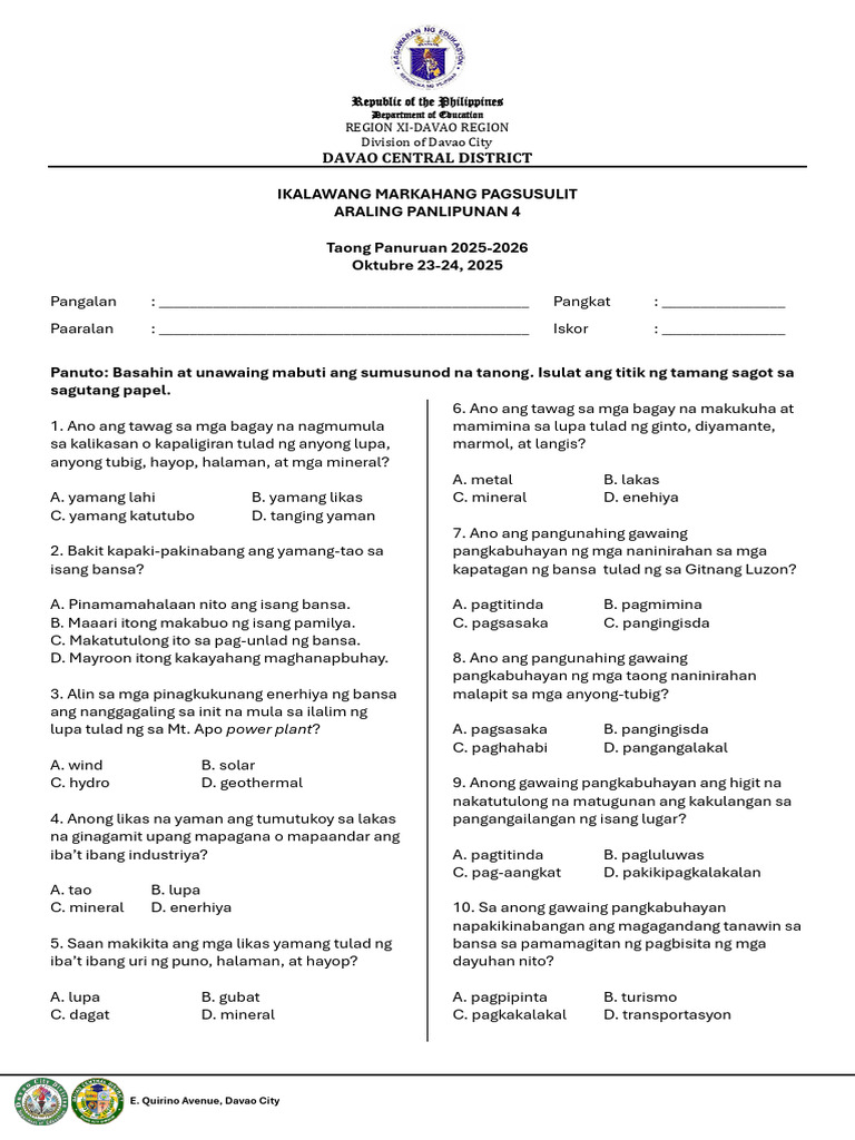Grade 4 AP-2PE | PDF