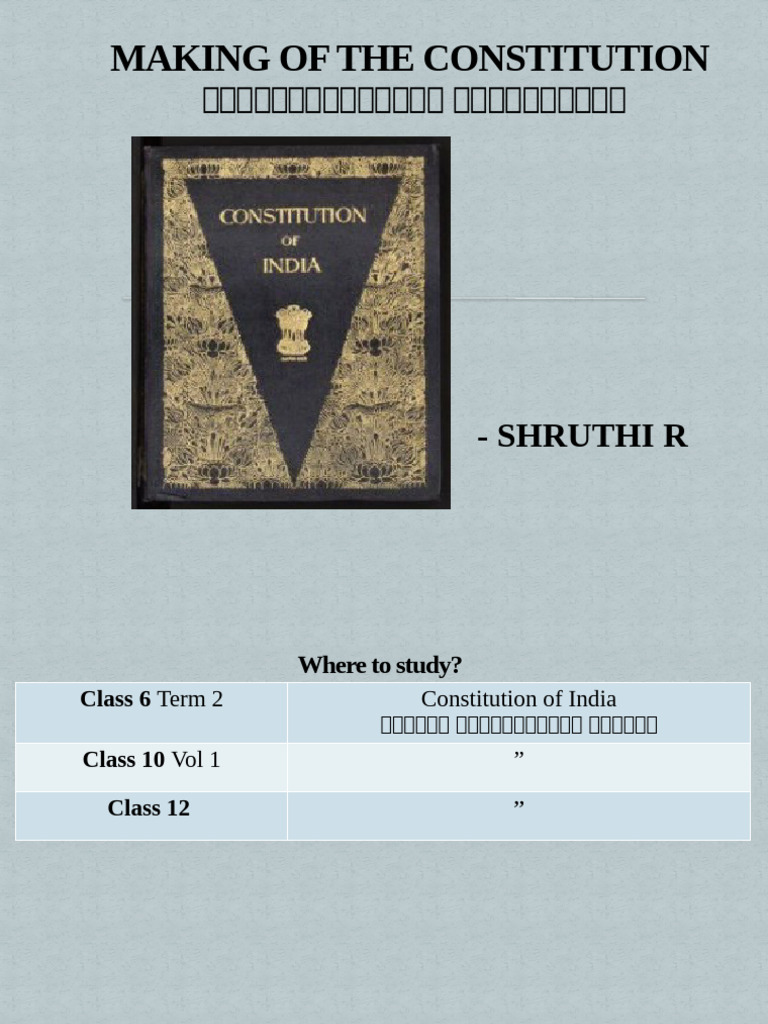 02 Making of Constitution | PDF