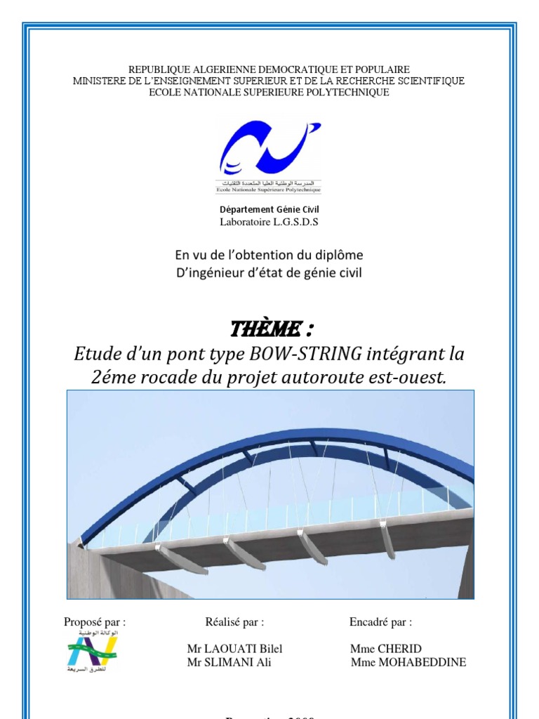 Bow String | PDF | Pont | Poutre (Structure)