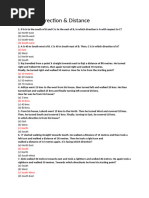 Direction Sense Problem Solving Guide | PDF