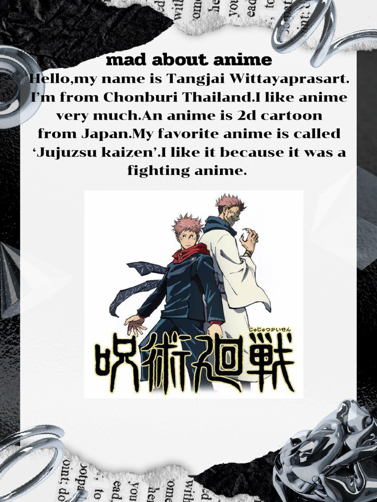 Anime Enthusiast from Chonburi, Thailand | PDF