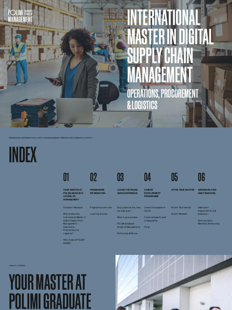 Polimi Supply Chain Management | PDF | Supply Chain Management | Milan