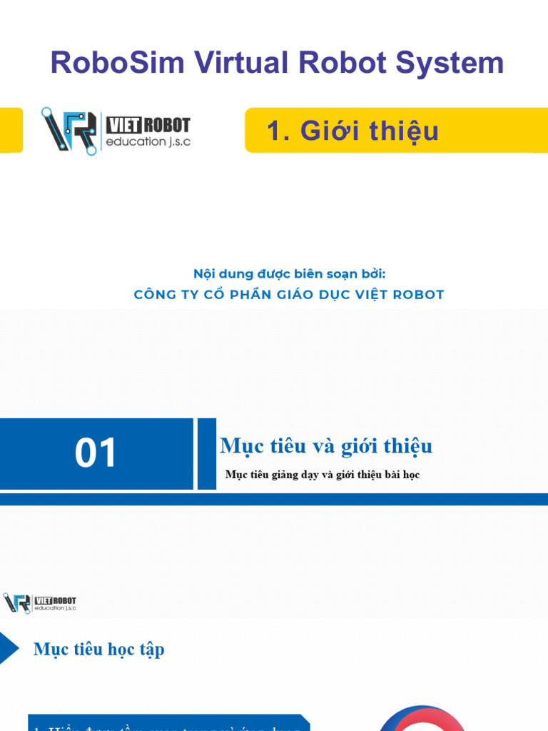 1 - Giới Thiệu Chung Robosim | PDF