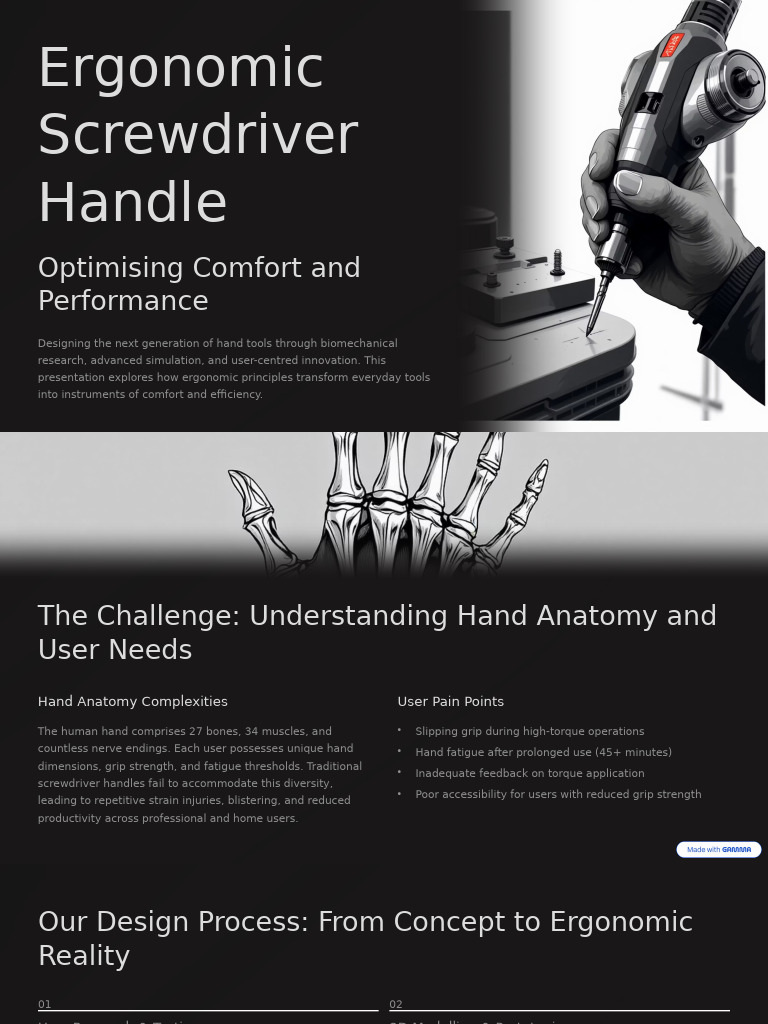 Ergonomic Screwdriver Handle Design | PDF | Fatigue (Material ...