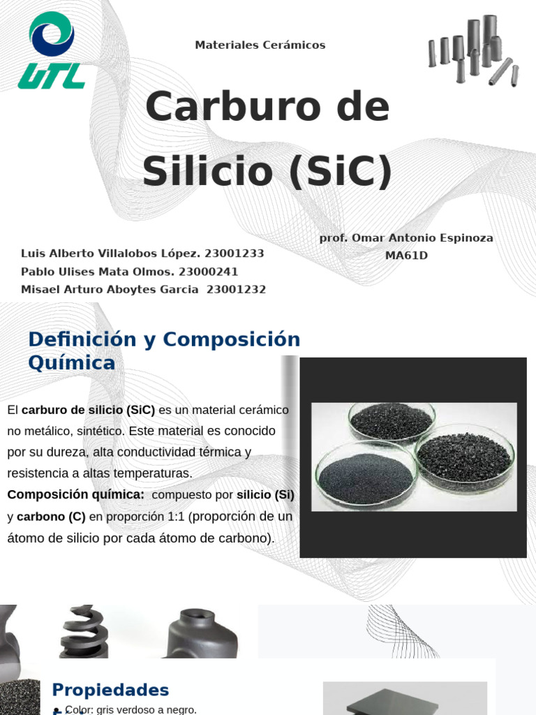 Carburo de Silicio (SiC) | PDF | Resistor | Abrasivo