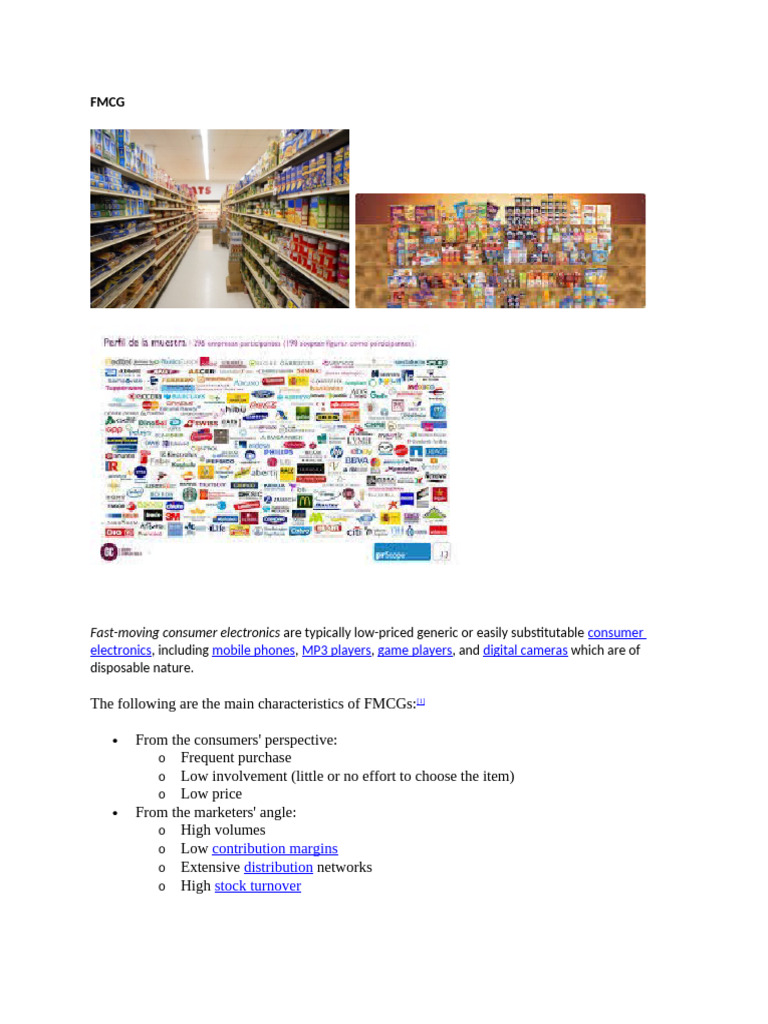 FMCG Industry Overview and Trends | PDF | Retail | E Commerce