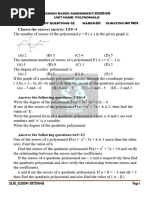 CBSE Class 10 Maths Polynomials Guide | PDF | Polynomial | Quadratic ...