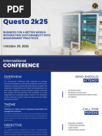 BAM2026 Conference - Call For Papers | PDF | Innovation | Sustainability