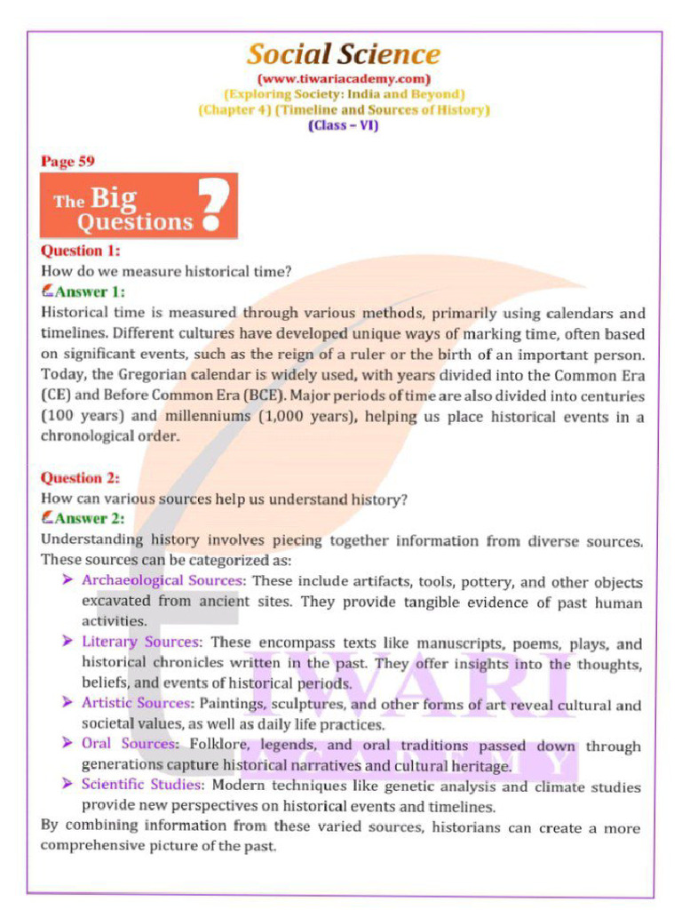 Lesson 4 SST Class 6 | PDF