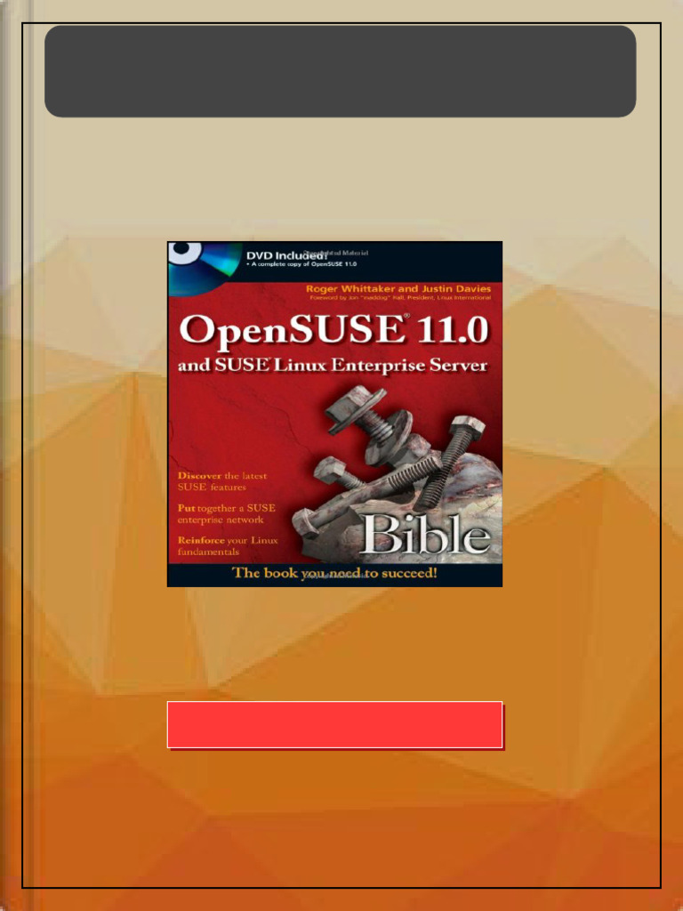OpenSUSE 11 0 and SUSE Linux Enterprise Server Bible Roger Whittaker ...