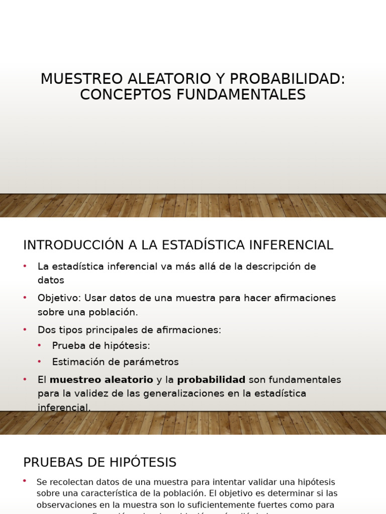 Semana 11. Muestreo Aleatorio y Probabilidad | PDF | Muestreo ...