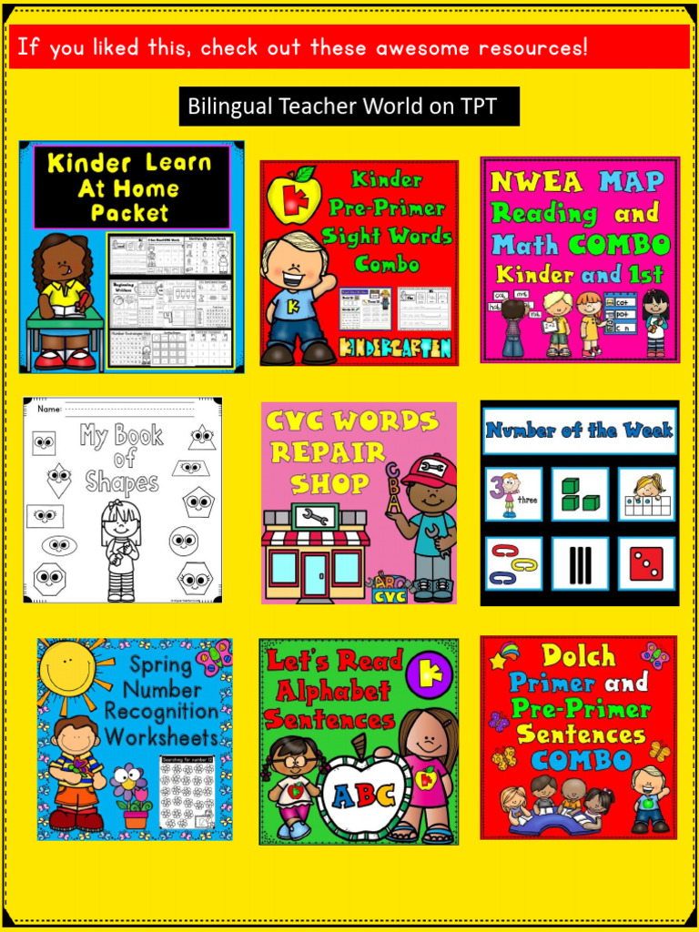 Kindergarten Learning Resource Bundle | PDF | Digital Millennium ...
