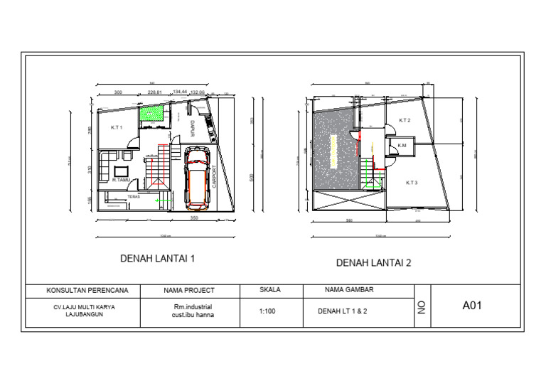 Denah RM Bu Hanna | PDF