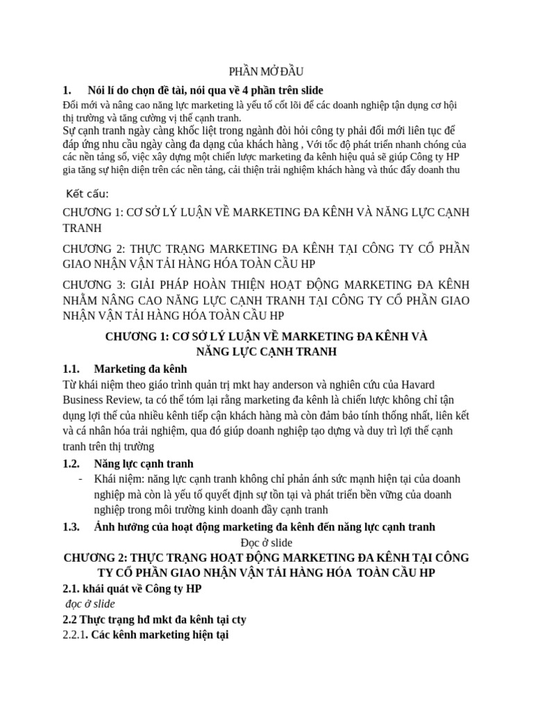 KLTN-Thuyet trinnh | PDF