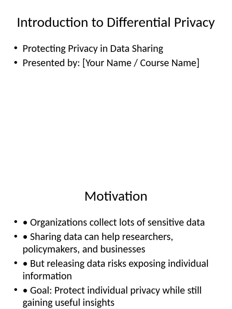 Differential Privacy Ad | PDF | Applied Mathematics | Information Science