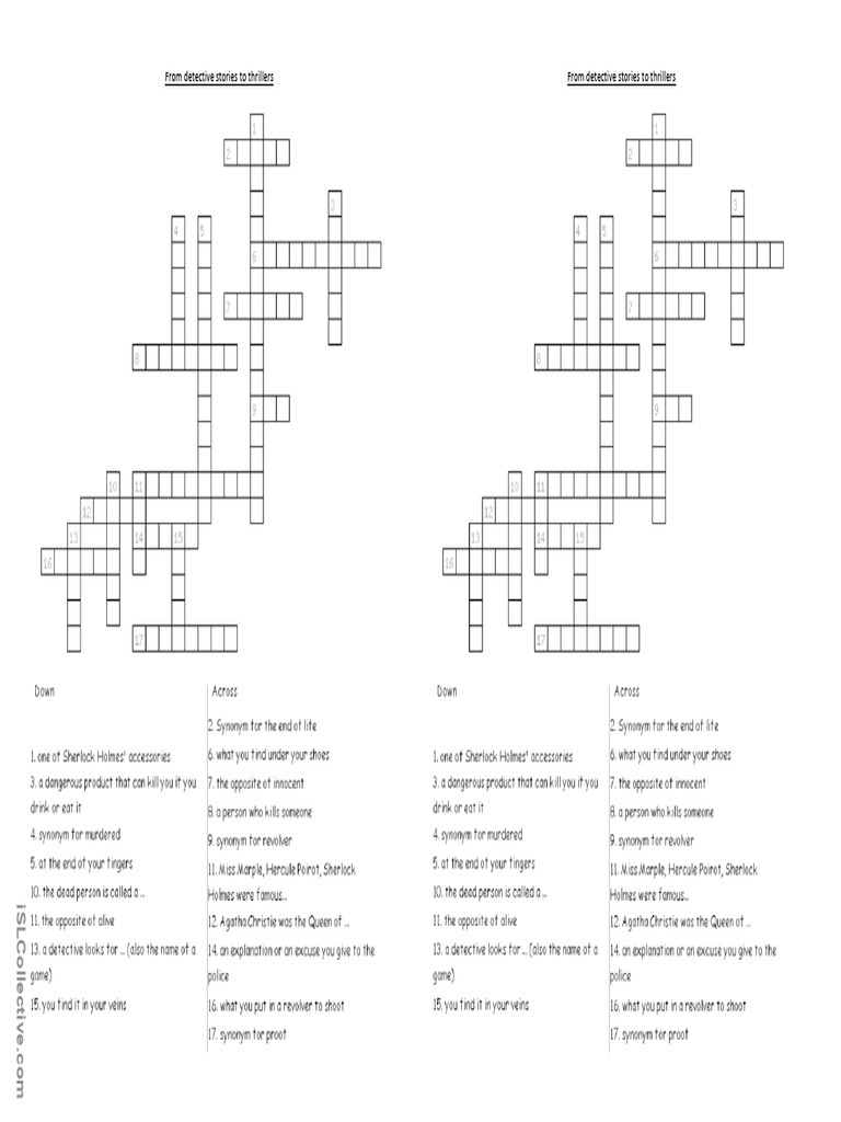 Murder and Mystery Vocabulary | PDF
