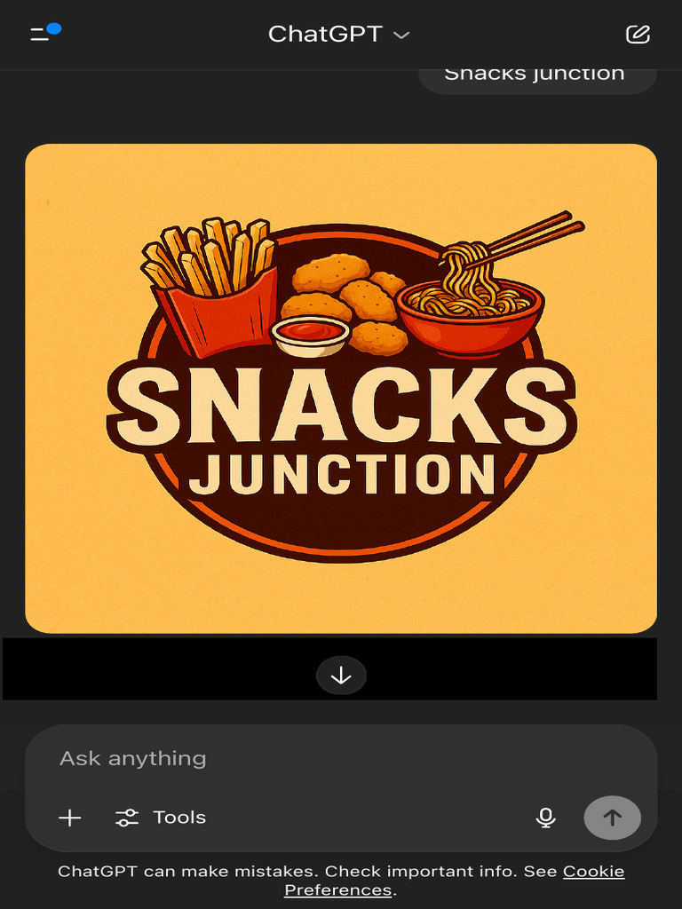 ChatGPT: Snacks Junction Overview | PDF