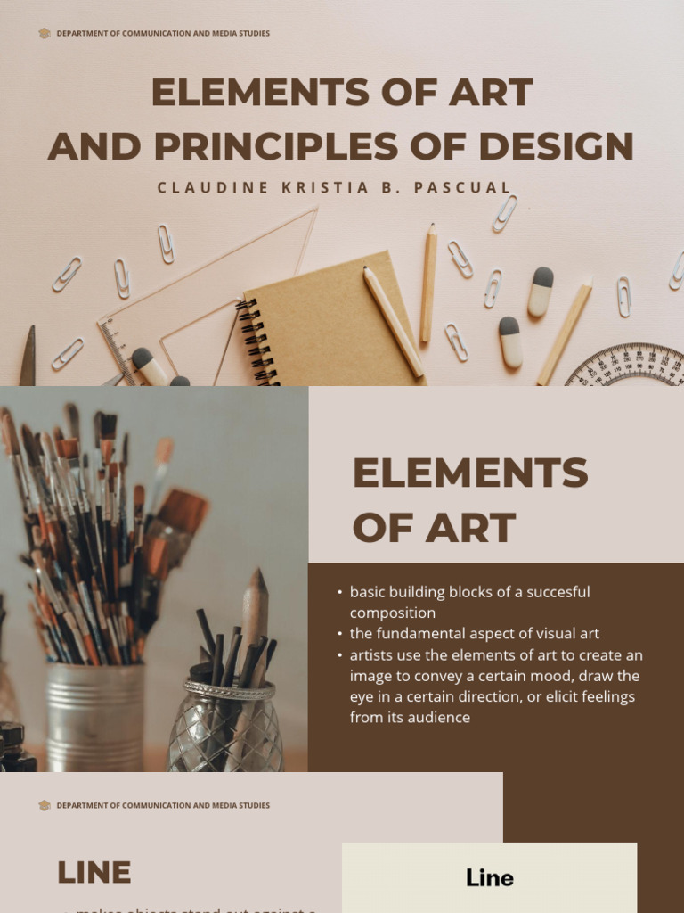 Art Elements and Design Principles Guide | PDF | Color | Composition ...