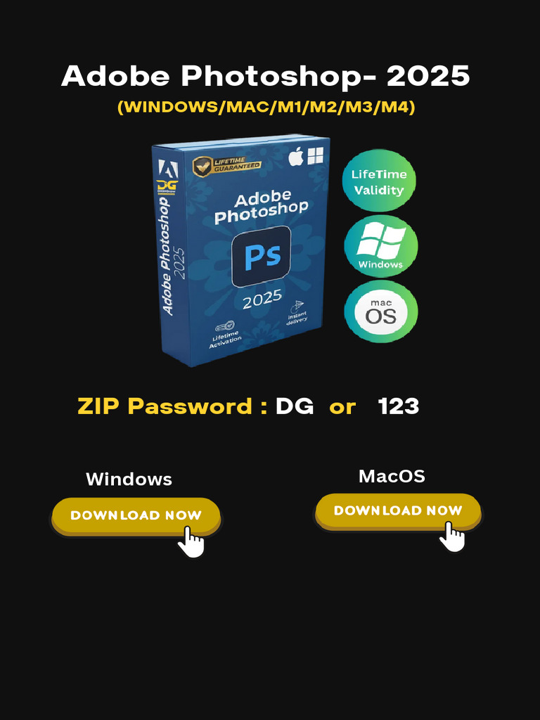 Adobe Photoshop 2025 Installation Guide | PDF