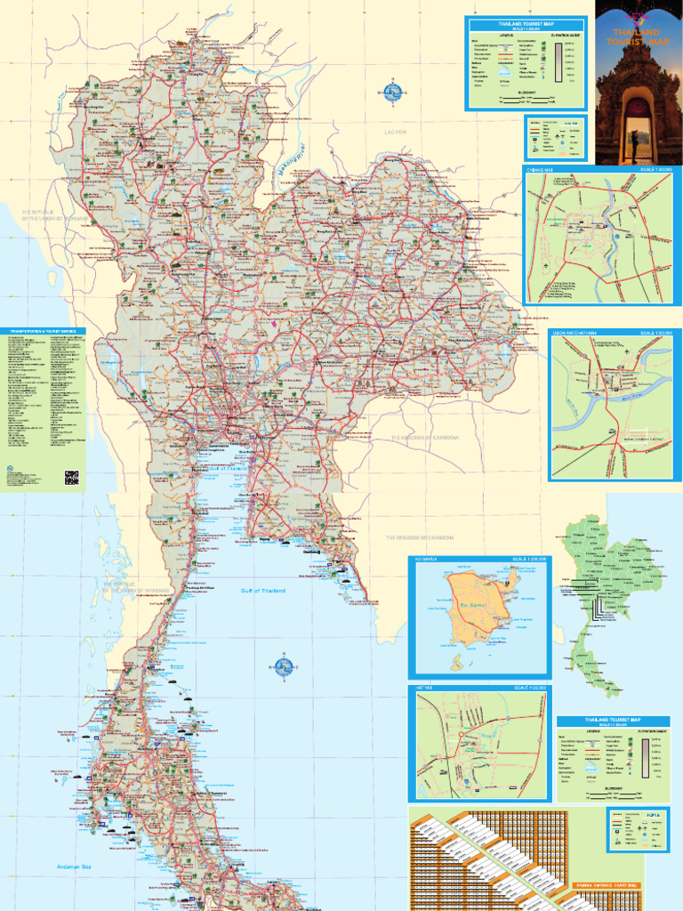 Thailand Tourist Map | PDF