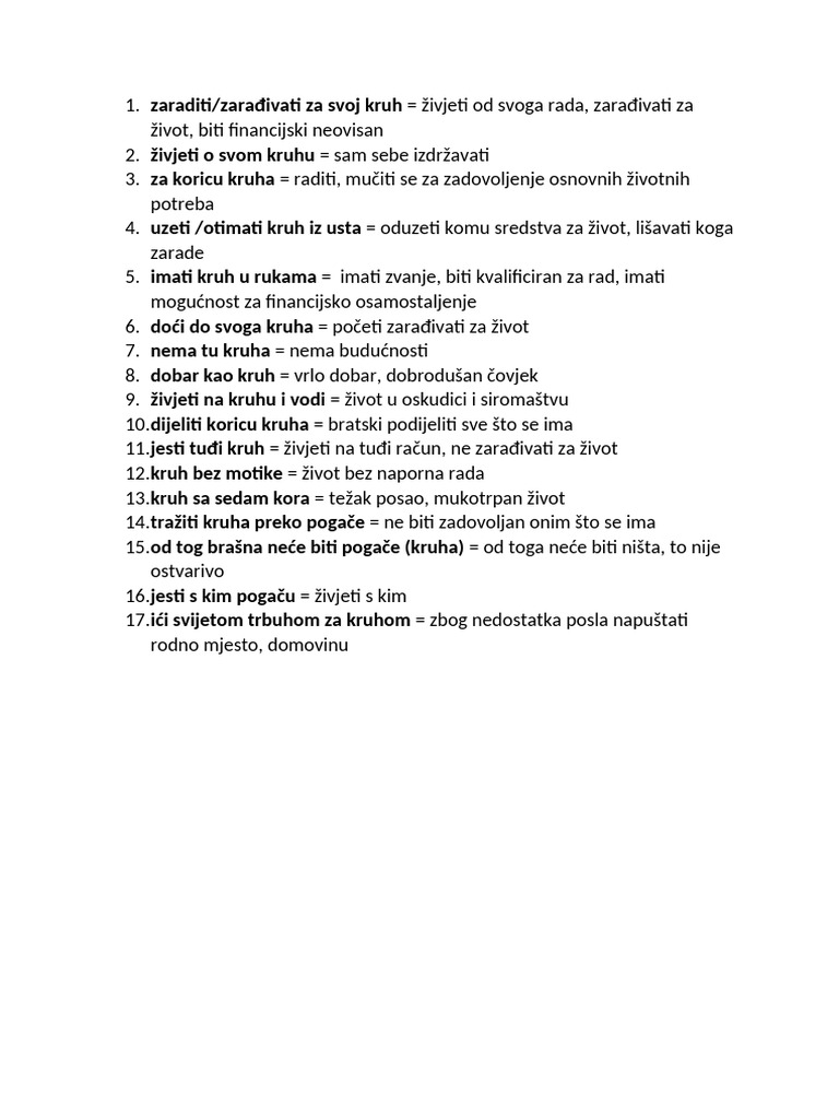 Frazemi Kruh | PDF