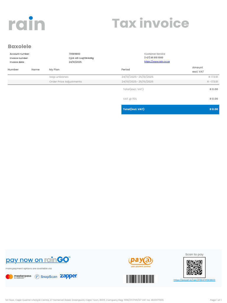 Tax Invoice: Baxolele | PDF | Value Added Tax | Invoice
