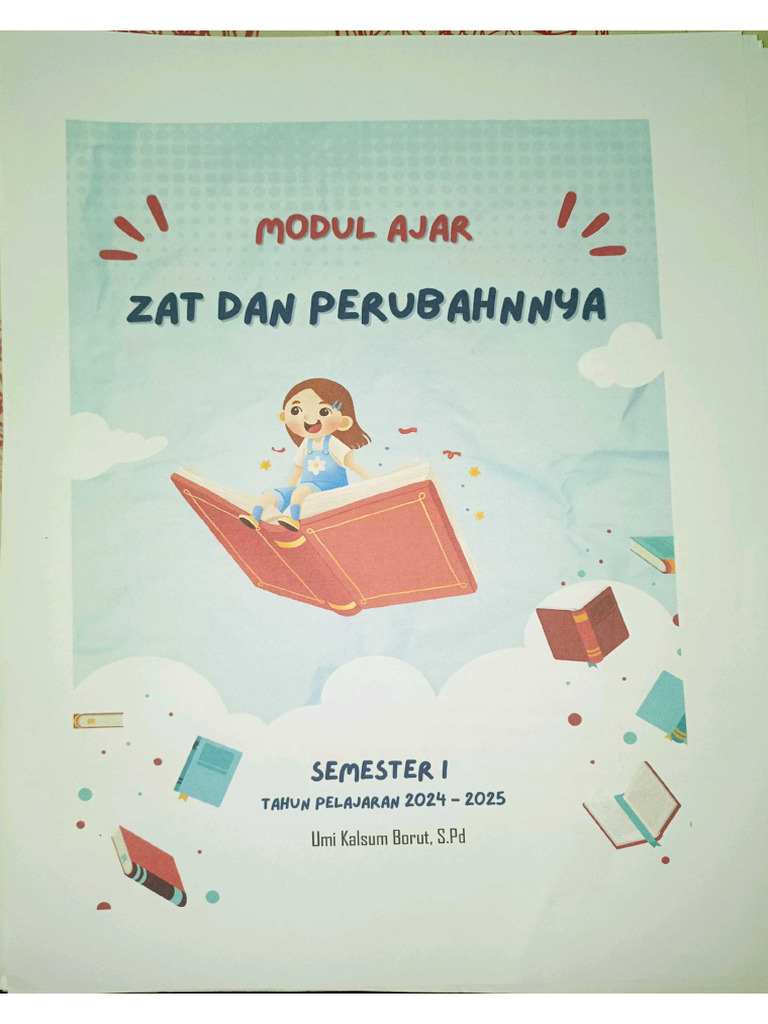Modul Ajar Zat Dan Perubahannya Umi B | PDF