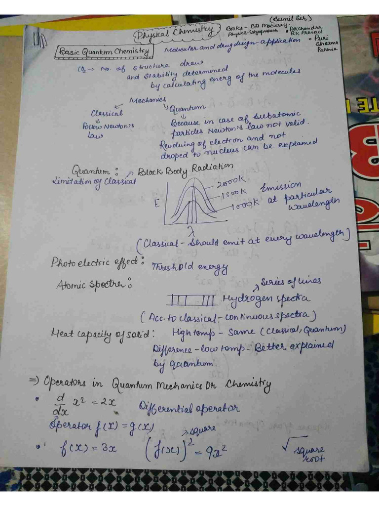 Quantum Chemistry | PDF