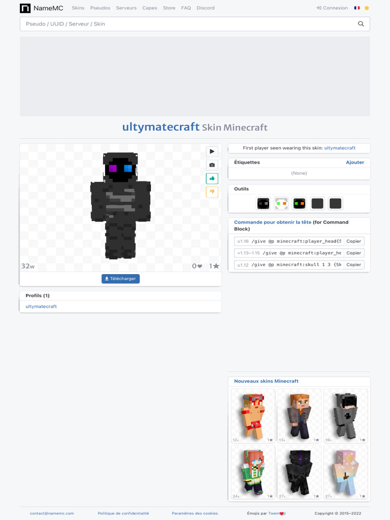 Ultymatecraft Skin Minecraft NameMC | PDF