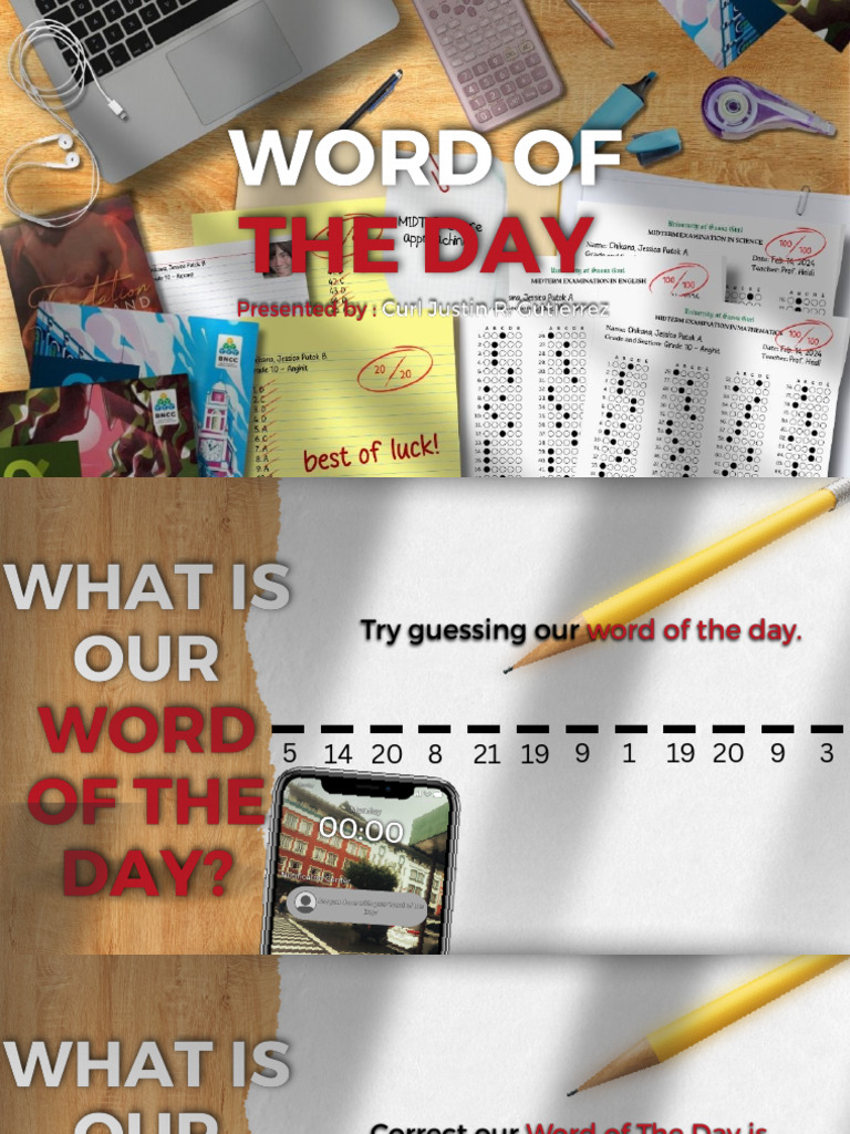 Word of The Day PDF | PDF
