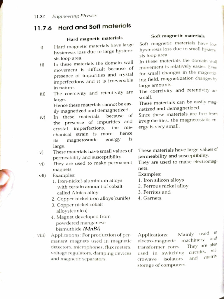 Hard and Soft Magnetic Materials Overview | PDF | Ferromagnetism ...