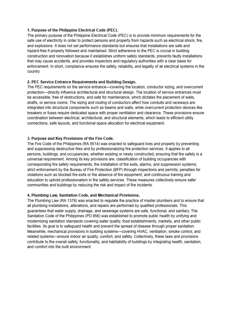 Pec Answers | PDF | Fire Safety | Safety