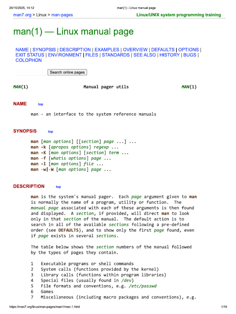 Manaul Linux Book | PDF