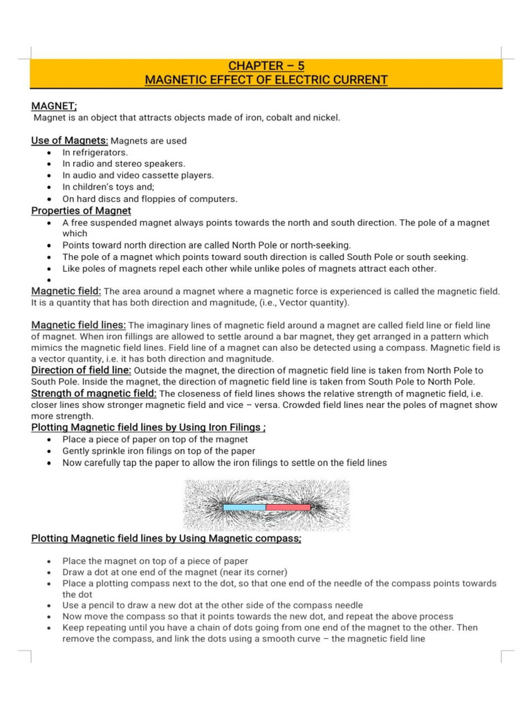 Magnetic Effect | PDF