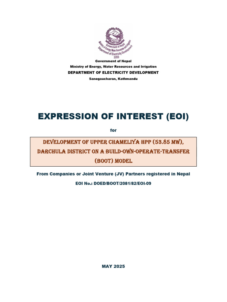Upper Chameliya | PDF | Environmental Impact Assessment | License