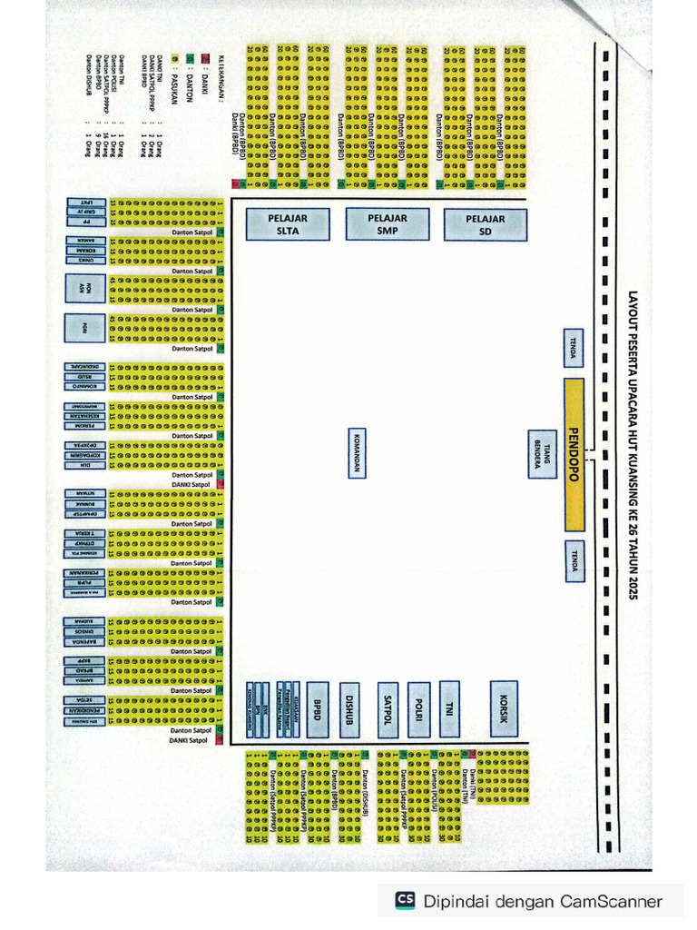 Layout HUT Kuansing | PDF