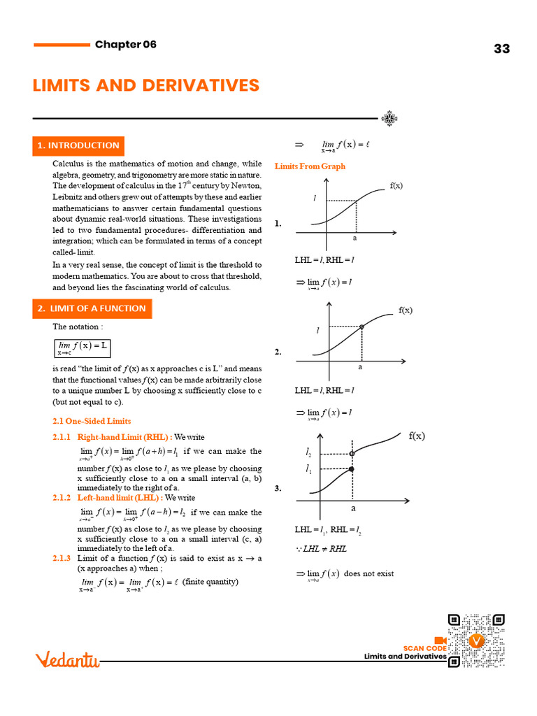 XI JEE M 2 Mathematics Updated (1) 35 41 | PDF | Limit (Mathematics ...