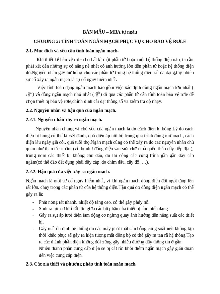 Bản Mẫu Chương 2 - Mba Tu Ngau | PDF