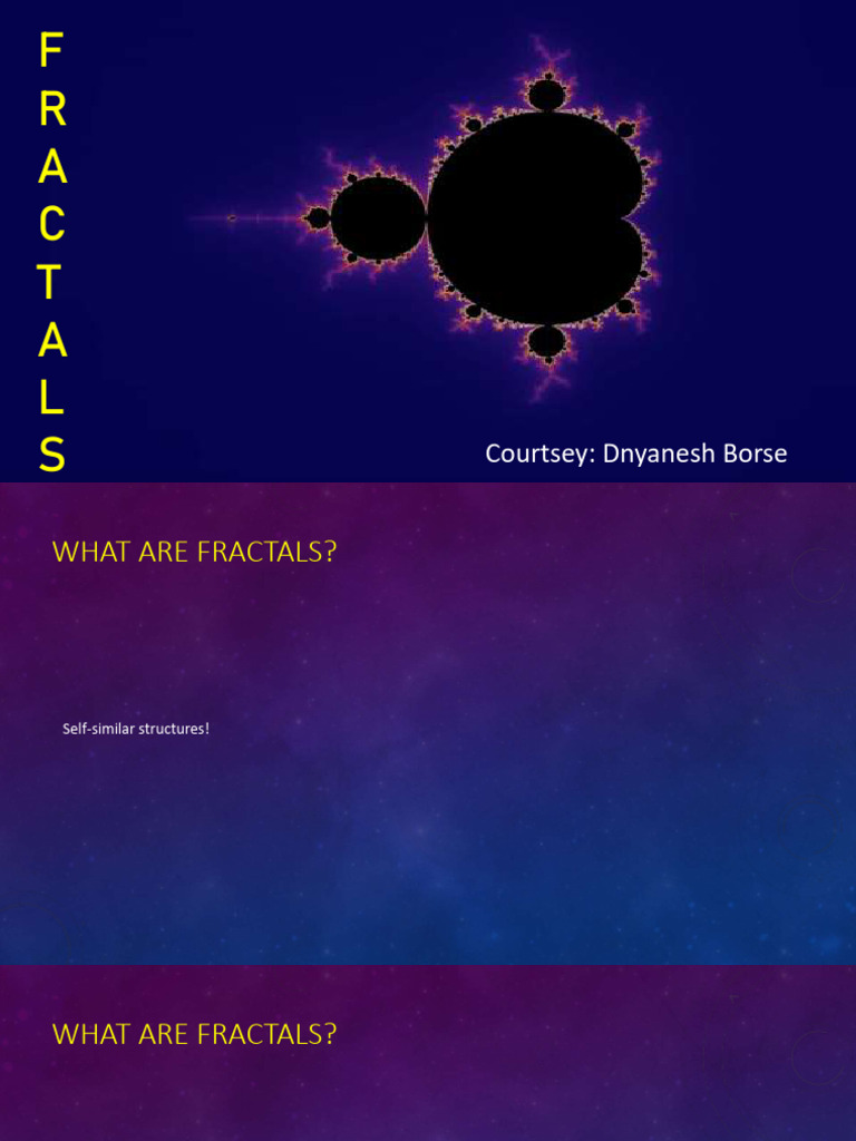 Fractals | PDF