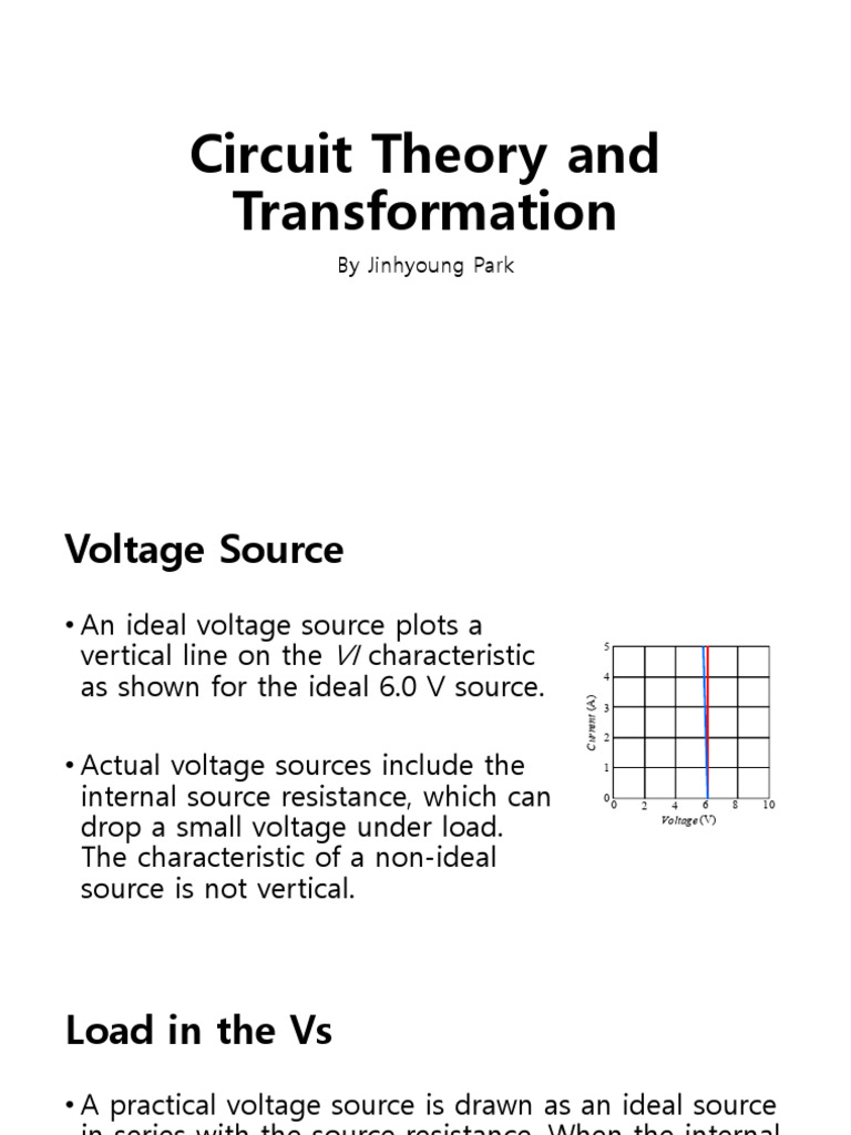 Lecture6 - Circuit Theory and Transformation - 2025fall | PDF | Resistor | Electrical Network