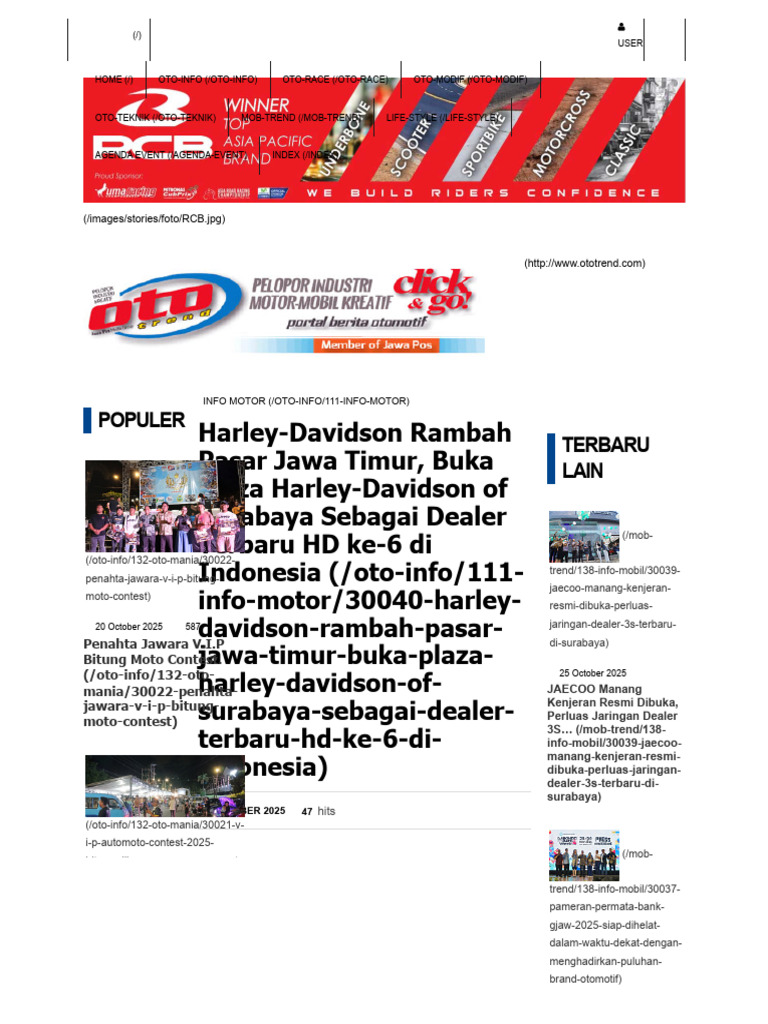 2. Harley-Davidson Rambah Pasar Jawa Timur, Buka Plaza Harley-Davidson ...