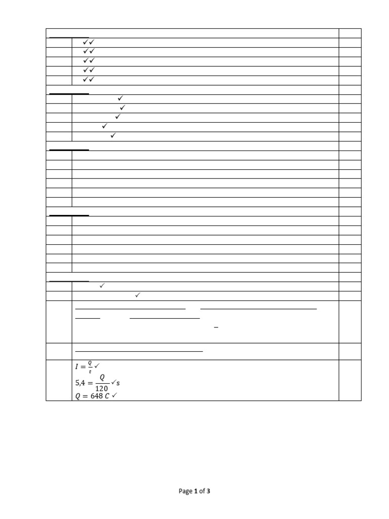 Gr 9 June Exam 2023 Memo Answers | PDF | Force | Voltage