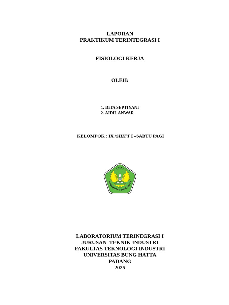 Fisiologi Kerja | PDF